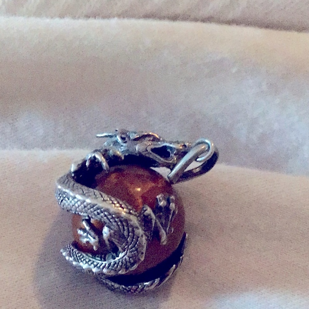 Authentic Japanese Dragon Necklace Charm Dragon Ball … - Gem